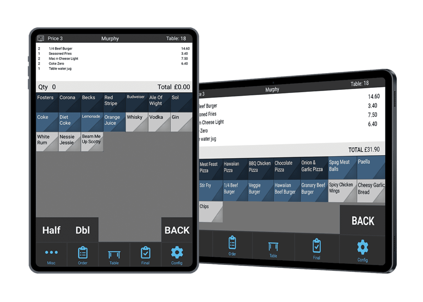 Handheld Ordering - Electronic Waiter Order Pads